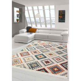 COVOR KILIM, DREPTUNGHIULAR, GEOMETRIC, ROMB 2, MULTICOLOR, POLIESTER ...